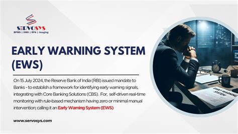 Servosys Solutions On Linkedin Ews Ews Rbi Ews Earlywarningsystem