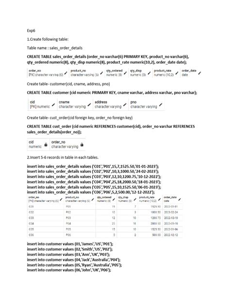 Dbms Exp6 Solution Pdf Databases Data Management Software