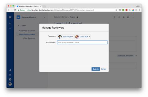 Document Control For Confluence Phase Locked Software