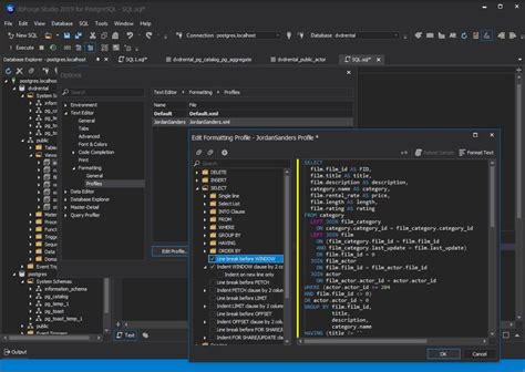 Postgresql Formatter Tune Your Sql Syntax
