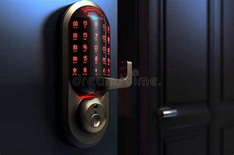 smart digital touch screen keypad access by entering pass code digital