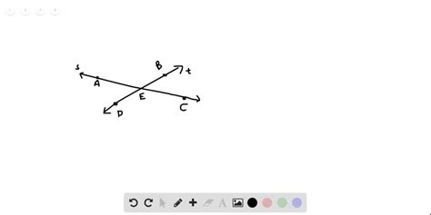 Solved In Exercises 11 16 Use The Diagram Name All Rays With Endpoint E