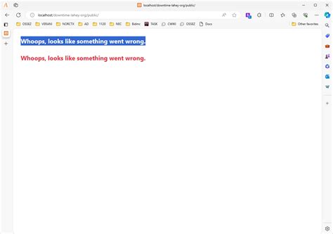 laravel 项目提示 whoops looks like something went wrong 怎么办 php isharkfly