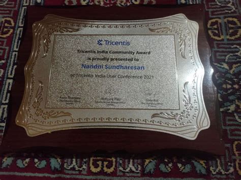 Nandni Sundharesan On Linkedin Thankyou Testautomationtools Tricentis Communityaward 10