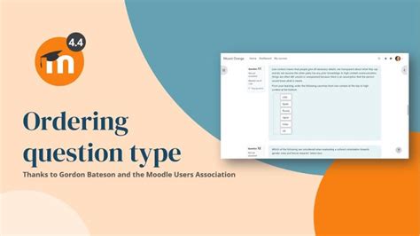 Ordering Question Type In Moodle 44 Dr Mark Glynn