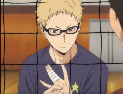 Tssuki Haikyuu Tsukishima Anime Tsukiyama Haikyuu