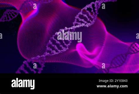 Dna Strand Digital Waves Stock Videos And Footage Hd And 4k Video Clips