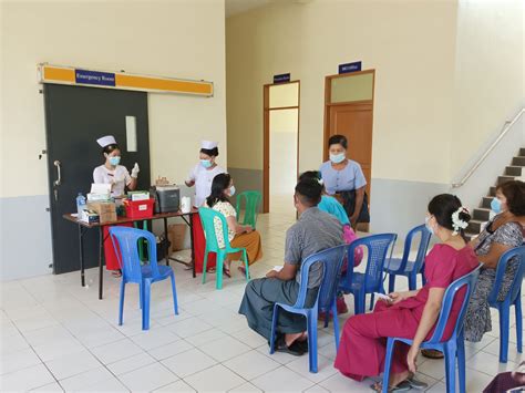 ကျိုက်ထိုမြို့နယ်တွင် ကိုဗစ် ၁၉ ရောဂါ ကာကွယ်ဆေးထိုး‌နှံပေး