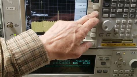 Agilent E4448a 50 Ghz Spectrum Analyzer Youtube