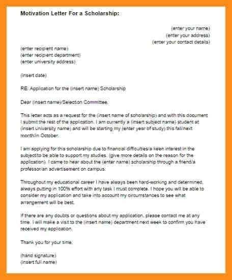 8 Examples Motivation Letter Sample Of For Daad Scholarship