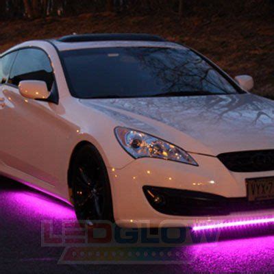 Ledglow 4pc Pink Slimline Led Underbody Underglow Accent Neon Lighting