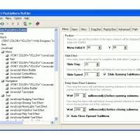 Javascript Popupmenu Builder