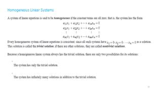 Lec System Of Linear Equations And Vector Space Pptx