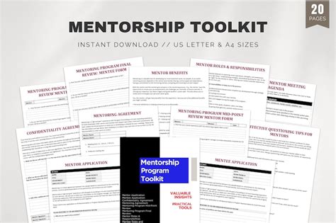 Mentoring Program Toolkit Mentor Mentee Resources Worksheets SMART