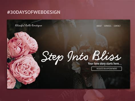 30 days of web design challenge by megan hattabaugh on dribbble