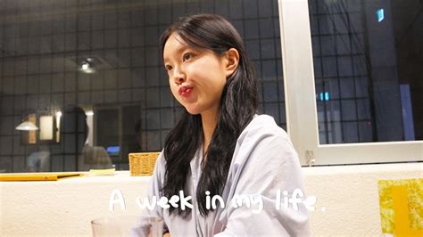 Vlog 일상 브이로그 일주일 브이로그 흑발 컴백 청춘페스티벌 아구찜 스웨덴피크닉 직화닭발 뉴욕여행