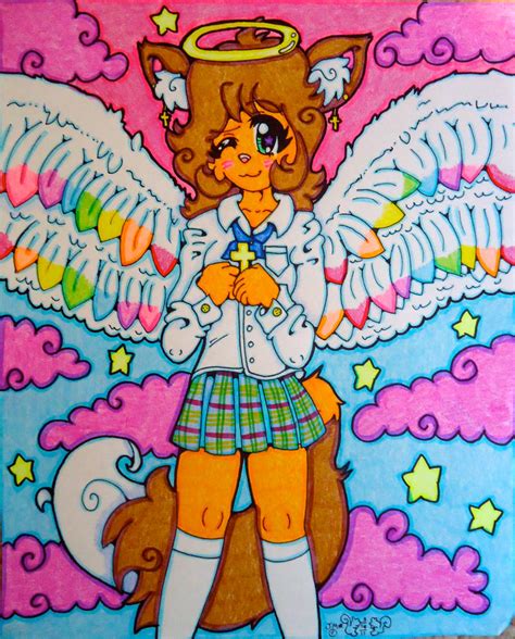 Angel By Violeta Doujin On Deviantart