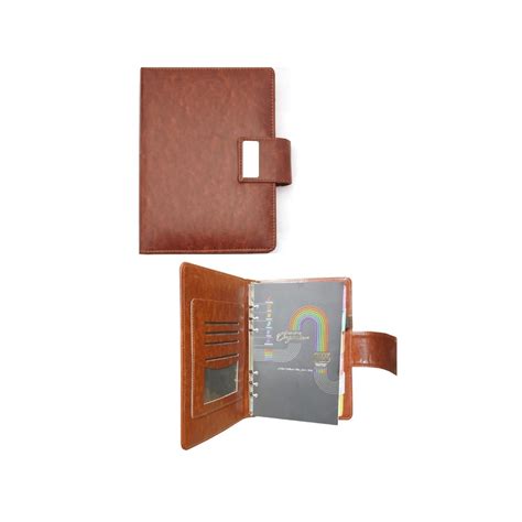 Leatherette Cover Notebook With Magnetic Closure