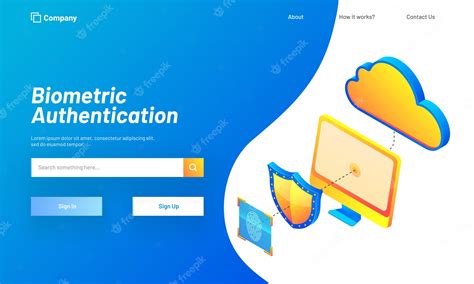 Premium Vector Biometric Authentication Concept