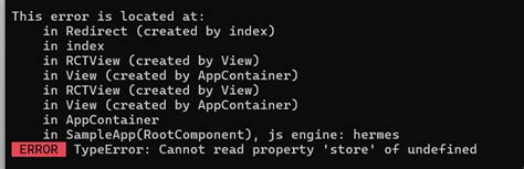 Typescript Expo Router Issue TypeError Cannot Read Property Store