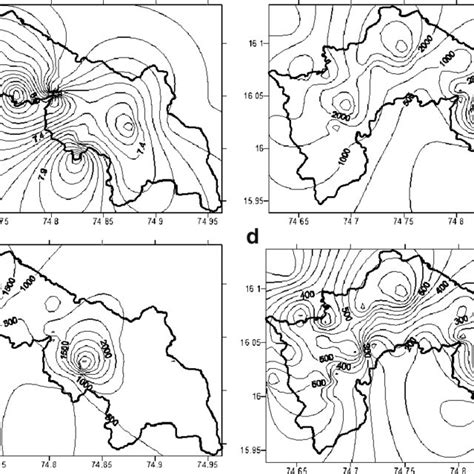 Iso Concentration Maps Showing Spatial Variation In A Ph B Download Scientific Diagram