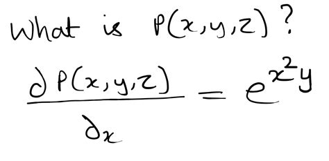 Solved This Is Partial Differentiation I Know I Need To Do Chegg