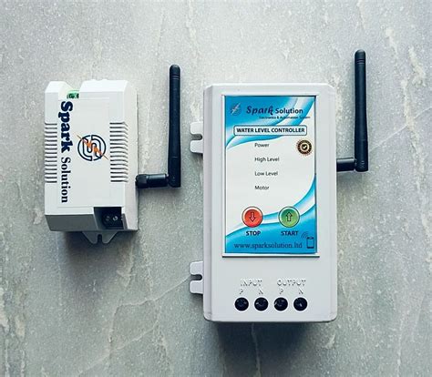 Wireless Water Level Controller Indicator For Overhead Underground Tank Dry Run Protection At