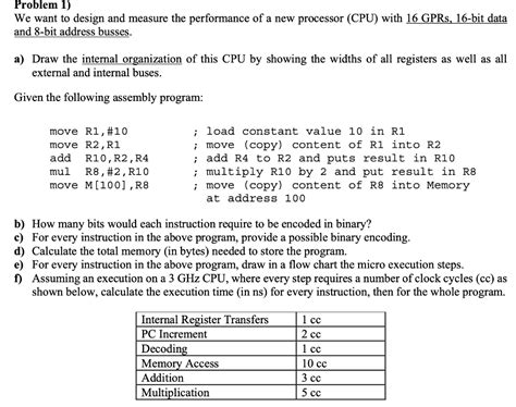 Solved Problem We Want To Design And Measure The Chegg Com