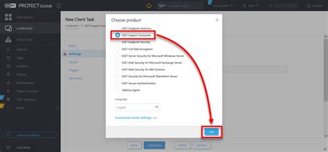 Kb8320 Deploy Eset Inspect Connector Using A Software Install Task In