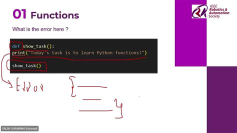 Python Workshop 3 Youtube