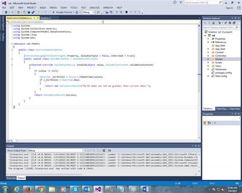 Control Validation And User Custom Validation Setting In Aspnet Mvc 40