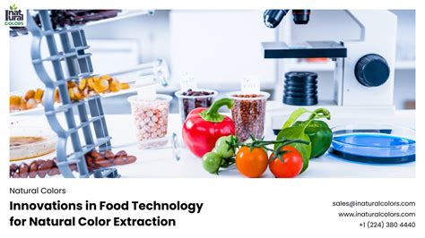 Innovations In Food Technology For Natural Color Extraction