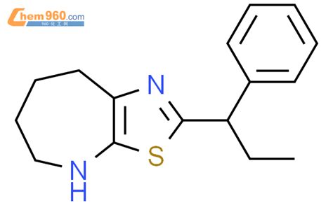 128068 47 3 4h Thiazolo[5 4 B]azepine 5 6 7 8 Tetrahydro 2 1 Phenylpropyl 化学式、结构式、分子式、mol