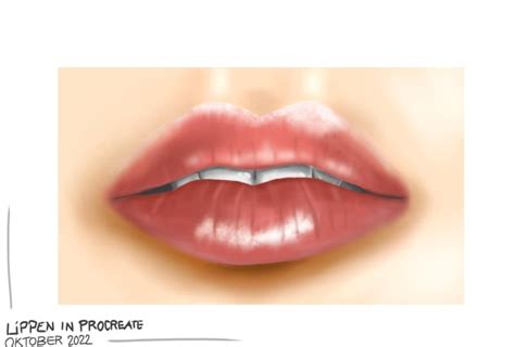 Procreate How To Draw Lips From Sketch To Finished Digital Painting Celine D Skillshare