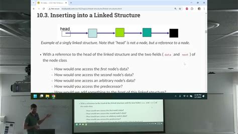 Csci 162 February 7 2025 Nodes And Linked Structures Youtube