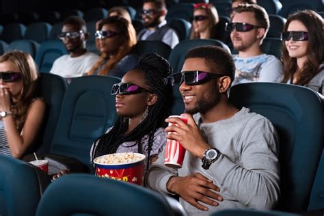 People Watching A 3d Movie