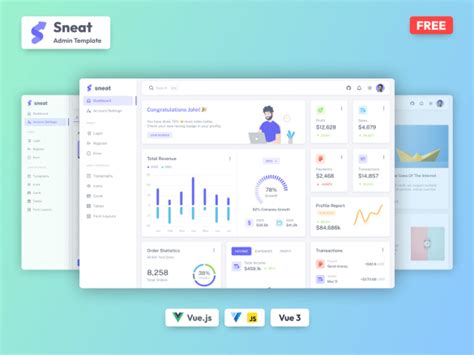 Sneat Free Vuetify Vuejs 3 Admin Template Therichpost