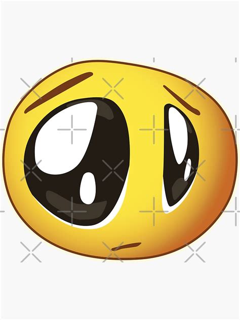 Cute Sad Face Memes Cartoon Faces With Different Expressions Vector