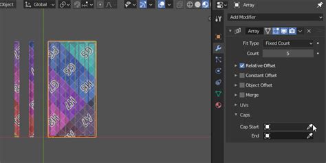 Texturing Texture UVs And Array Modifier Blender Stack Exchange
