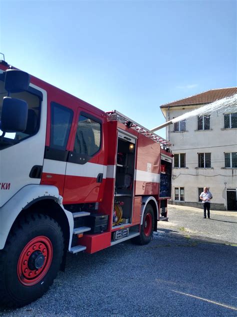 Открит урок по пожарна и аварийна безопасност Средно училище Никола Йонков Вапцаров