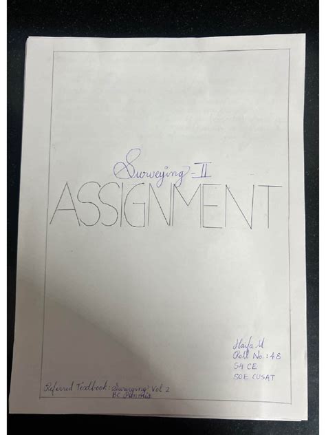 Assignment Survey Compressed Pdf
