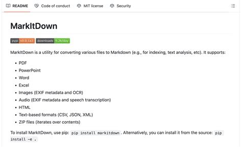 Microsoft Open Sourced Markitdown An Ai Tool To Convert All Files Into