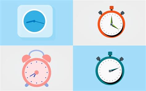 premium vector clocks