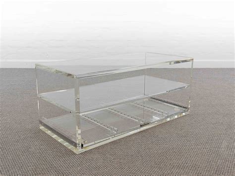 Acrylic Coffeetable With Drawer In Plexiglass