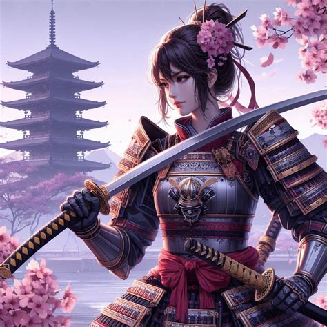 Samurai Girl Original Art By Supremewesker On Deviantart