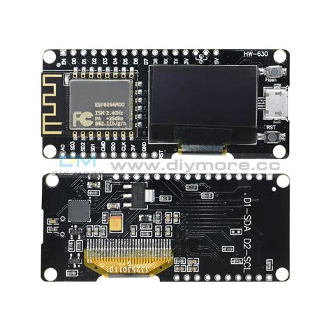 Semiconducteurs Transistors Nodemcu Esp8266 Avec Oled Display Wemos Esp 12f Cp2102 Development