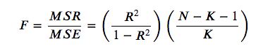 Python Calculating F Statistic In Sklearn Stack Overflow