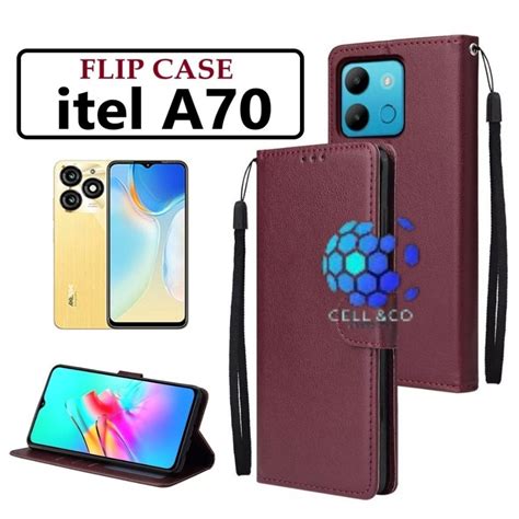 Jual CASE Itel A FLIP LEATHER WALLET PREMIUM FLIP CASE BUKA TUTUP KESING HP CASING FLIP CASE