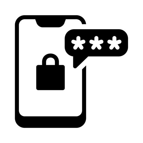 Mobile Phone Security Password Unlock 68558935 Vector Art At Vecteezy