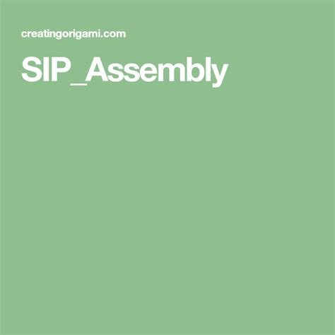 Sip Assembly Assembly Sip Incoming Call
